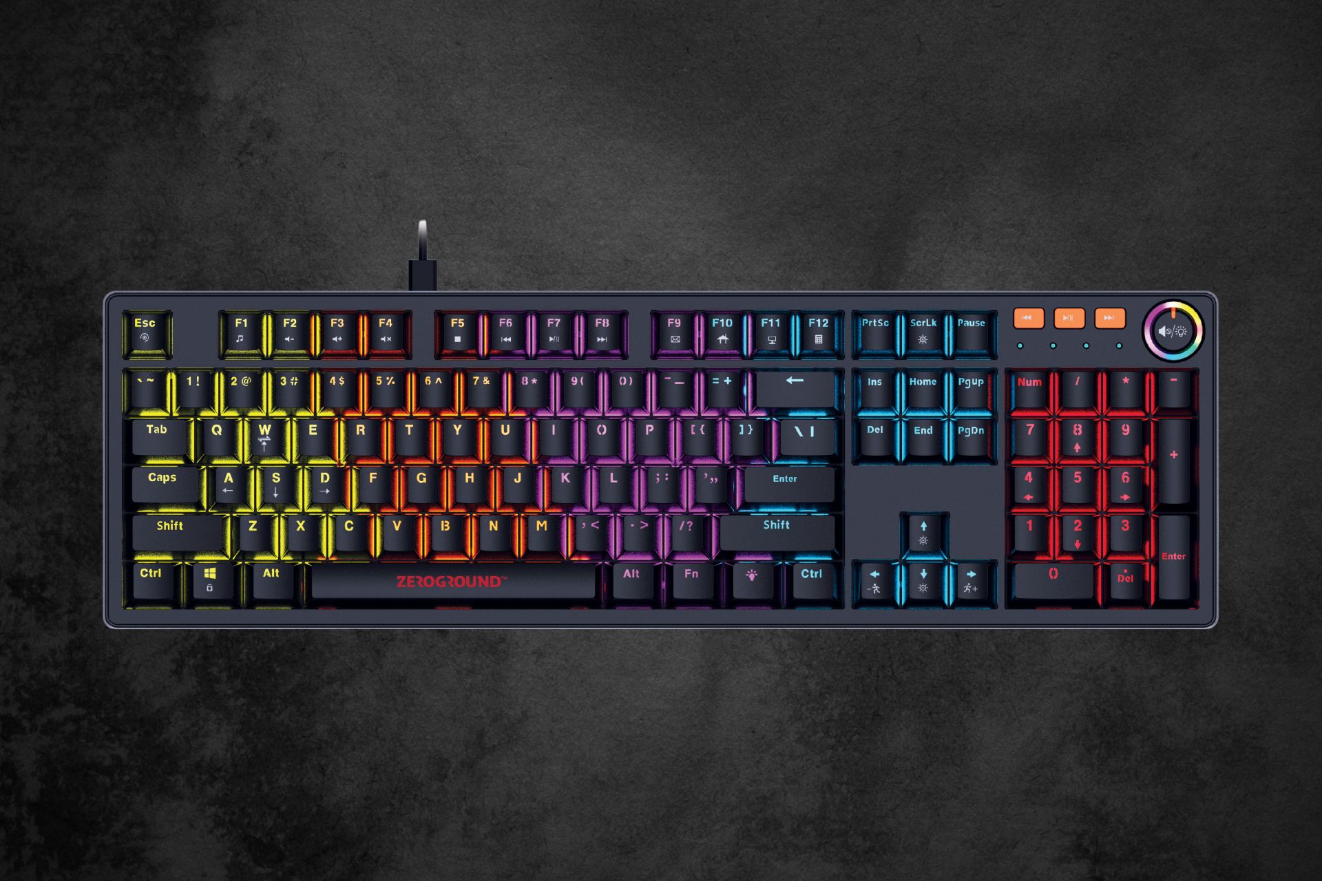 ZeroGround Sakimo 2.0- Gaming keyboard