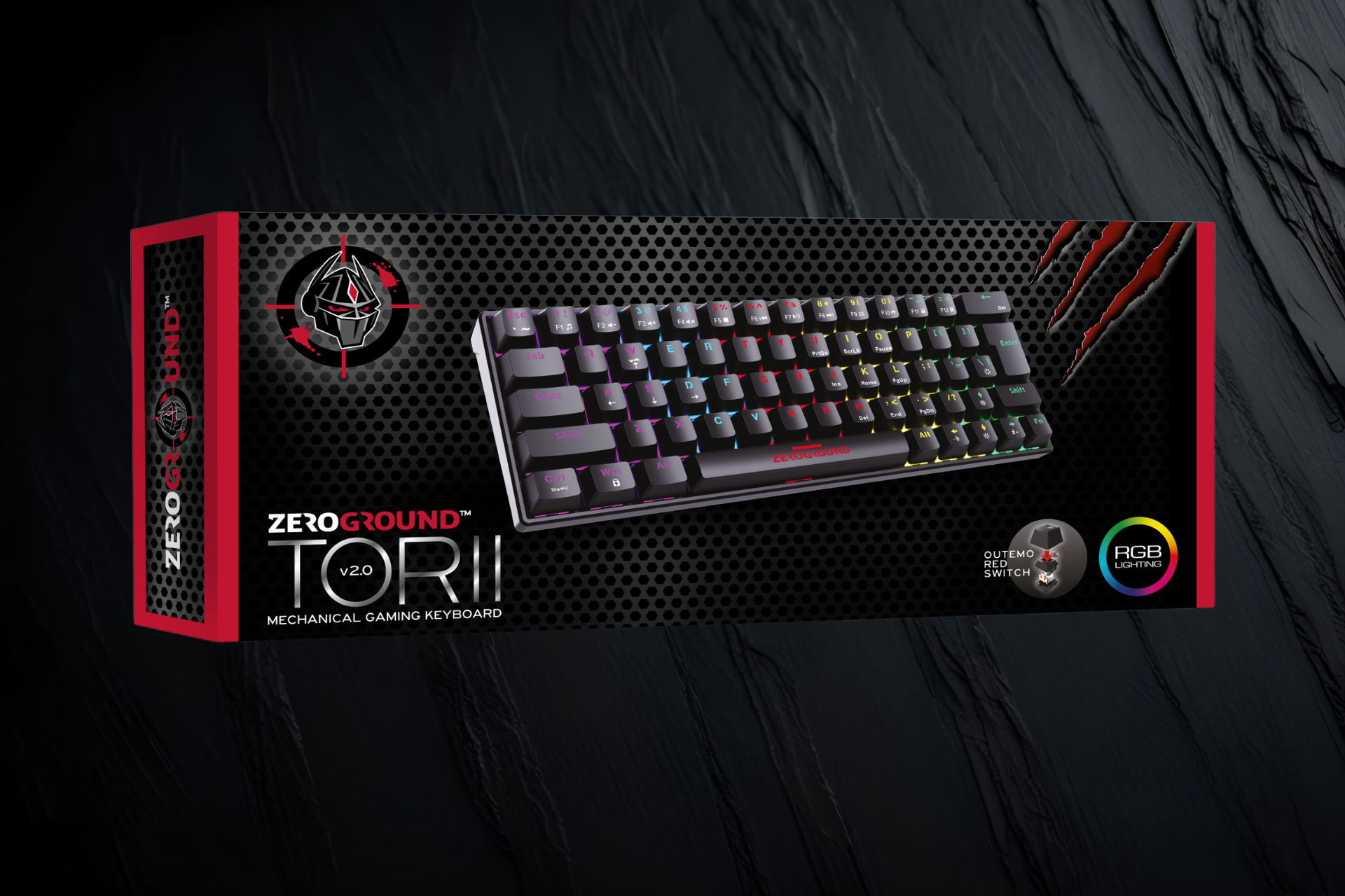 ZeroGround Torii 2.0- Gaming keyboard